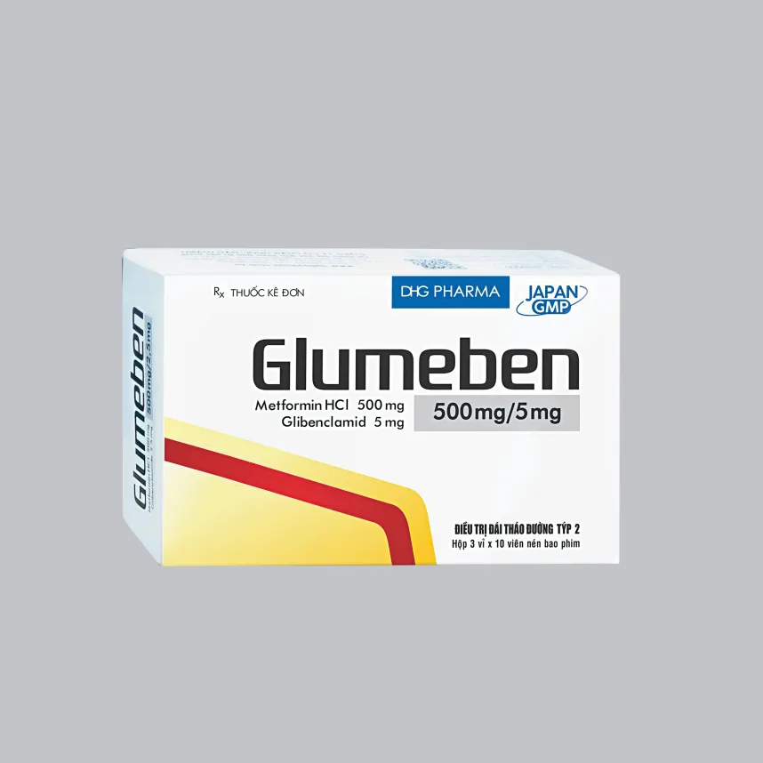 Glumeben 500mg/5mg - DHG Pharma