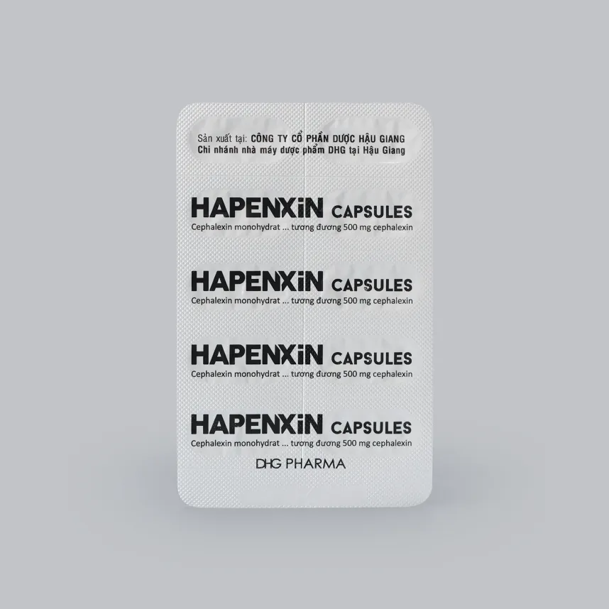 Hapenxin capsules (xám đậm-vàng nhạt) - DHG Pharma