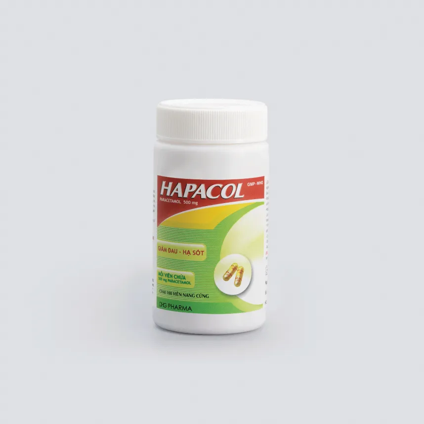 Hapacol 500 Vàng đậm-nhạt - DHG Pharma