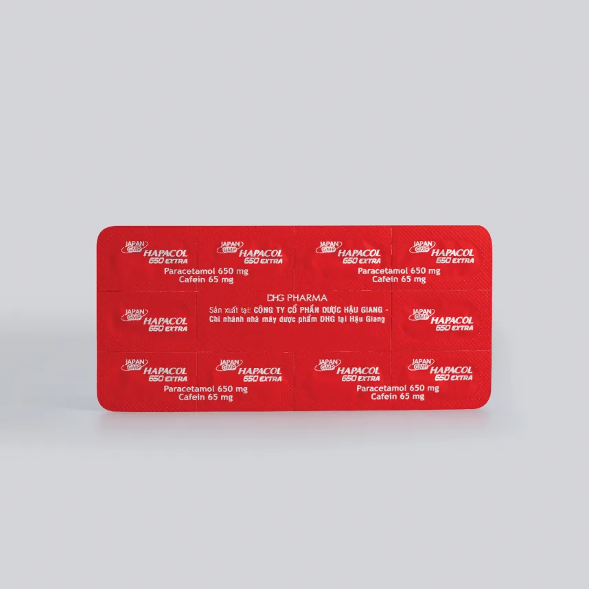 Hapacol 650 extra - DHG Pharma