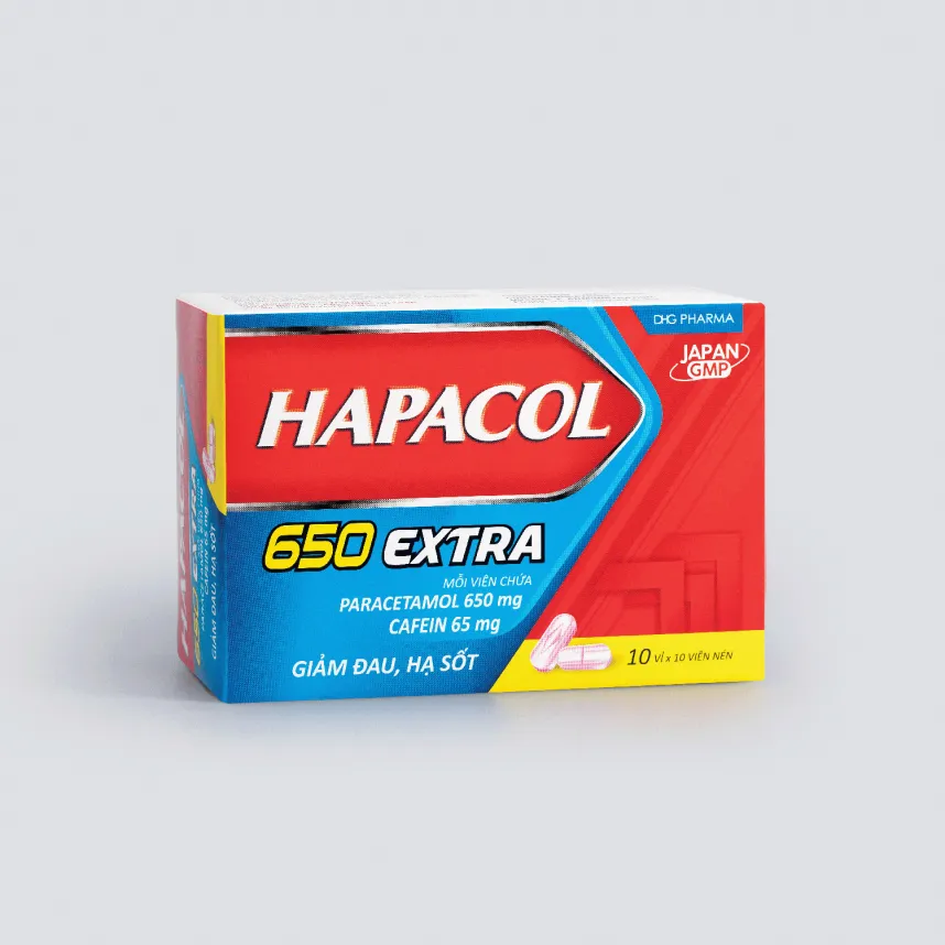 Hapacol 650 extra - DHG Pharma
